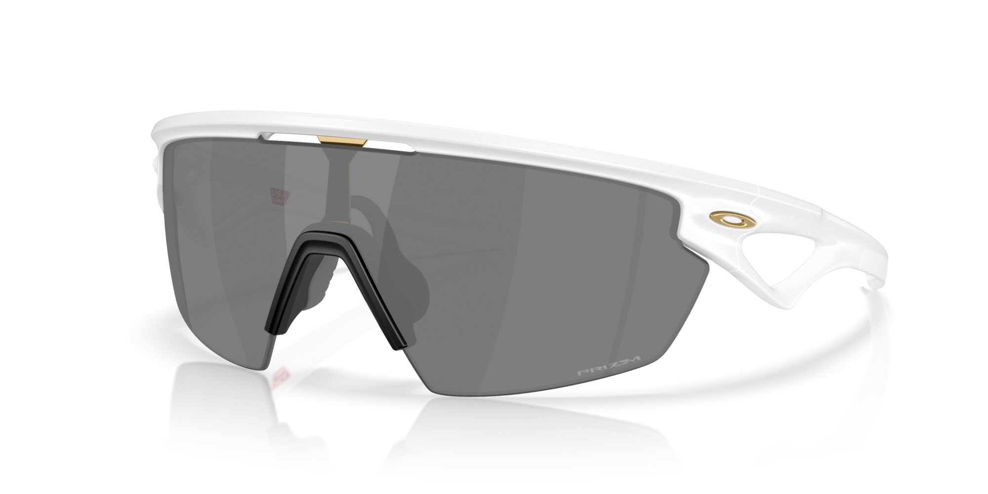 Oakley - Sphaera Sunglasses - Matte White/Prizm Black | BIKE GALLERY