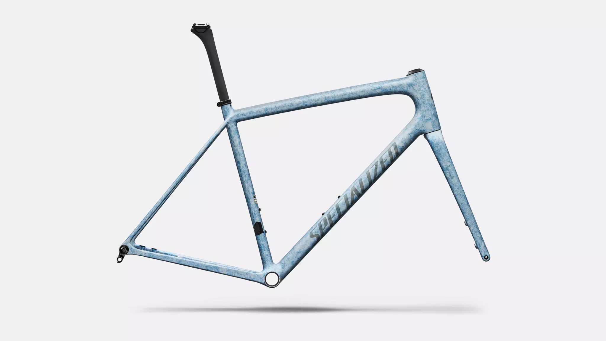 2026 Specialized Aethos 2 Frameset - Satin Silver Dust / Glacial ...